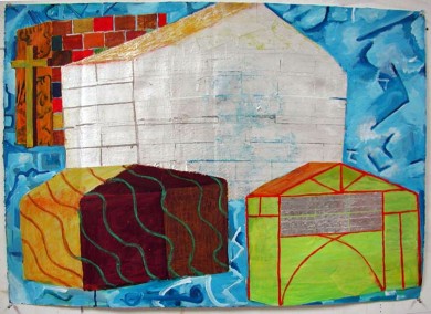 charles garabedian ‘yellow temple’ acrylic on paper 2007 – Carl Cherry ...